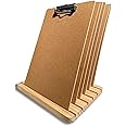Amazon.com : Clipboard Holder, Wood Clipboard Organizer Stand, Small ...