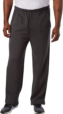KingSize Men's Big & Tall Fleece Zip Fly Pants at Amazon Men’s Clothing ...