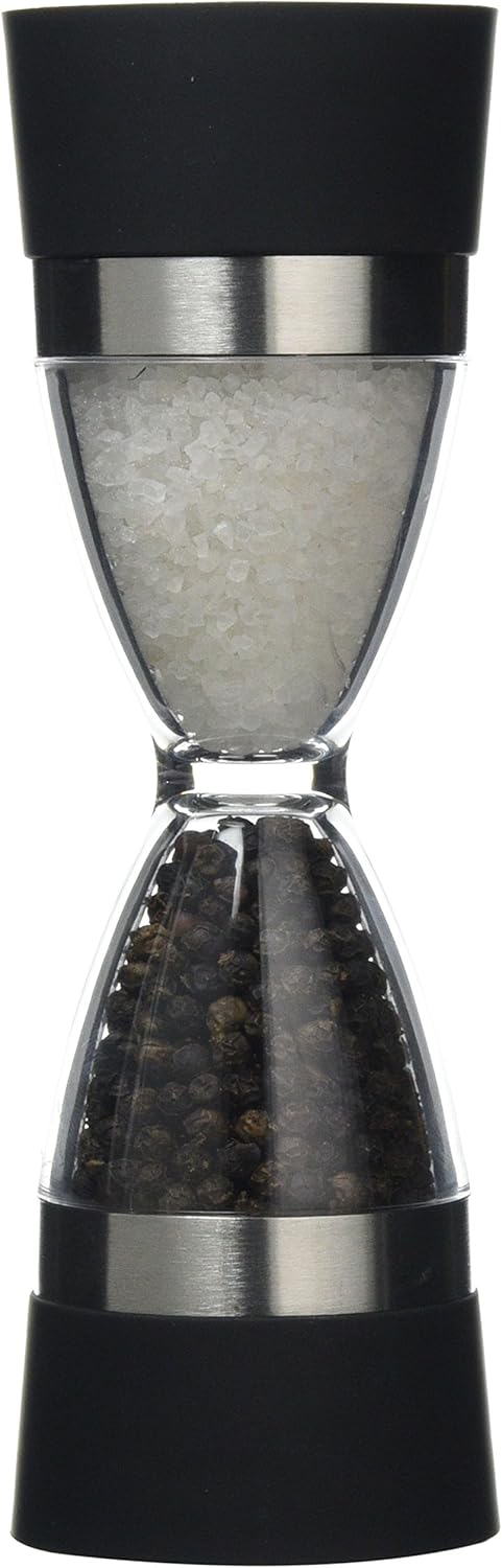 MasterClass 'Hourglass' 2-in-1 Salt and Pepper Mill, 18 cm (7"): Amazon ...