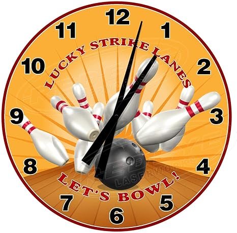 Amazon.com: Decorative Concepts Bowling 18" Diameter Aluminum Metal ...