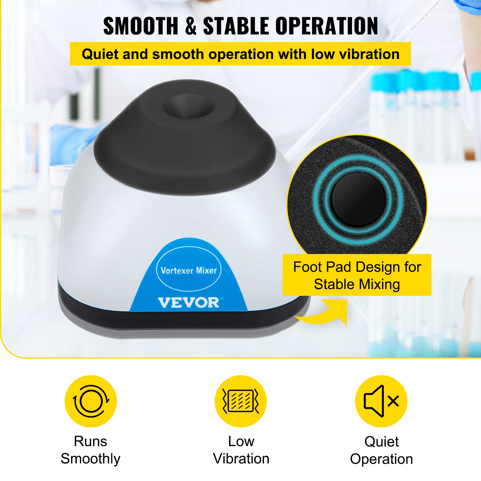 Mua VEVOR Vortex Mixer, 3000RPM Mini Vortex Mixer Shaker, Touch ...