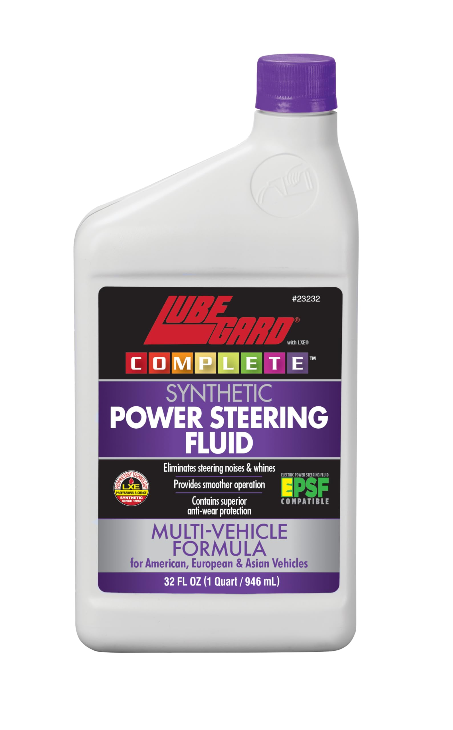 Lubegard 23232 Complete Synthetic Power Steering Fluid, 32 fl. oz. for ...