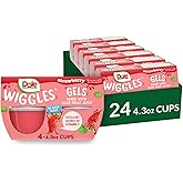 Amazon.com : Dole Wiggles No Sugar Added Orange Fruit Juice Gels Snacks ...