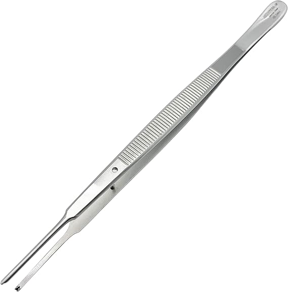 Amazon.com: Gerald Dressing Forceps with Teeth Straight 17.5 cm ...