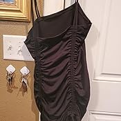 Amazon.com: Velius Women's Sexy Front Drawstring Spaghetti Strap ...