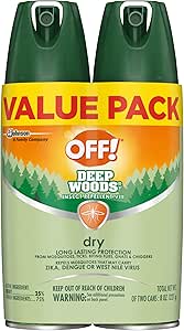 Amazon.com: OFF! Deep Woods Insect Repellent Aerosol, Dry, Non-Greasy ...