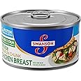 Amazon.com: Swanson 35% Less Sodium White Premium Chunk Canned Chicken ...