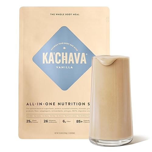 Ka’Chava Whole Body Meal Shake Vanilla 2 lb – Vegan Protein Powder with ...