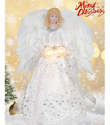Angel Tree Topper Coloring Page Angels Decorating A Christmas Tree