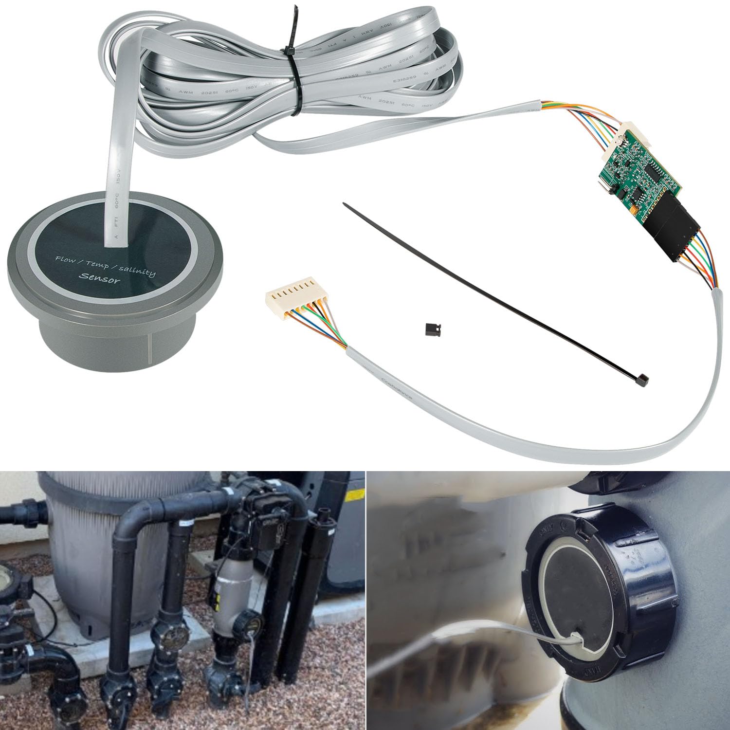 R0452500 Sensor Kit 16-Feet Port Sensor Replacement Parts Fit For Jandy ...