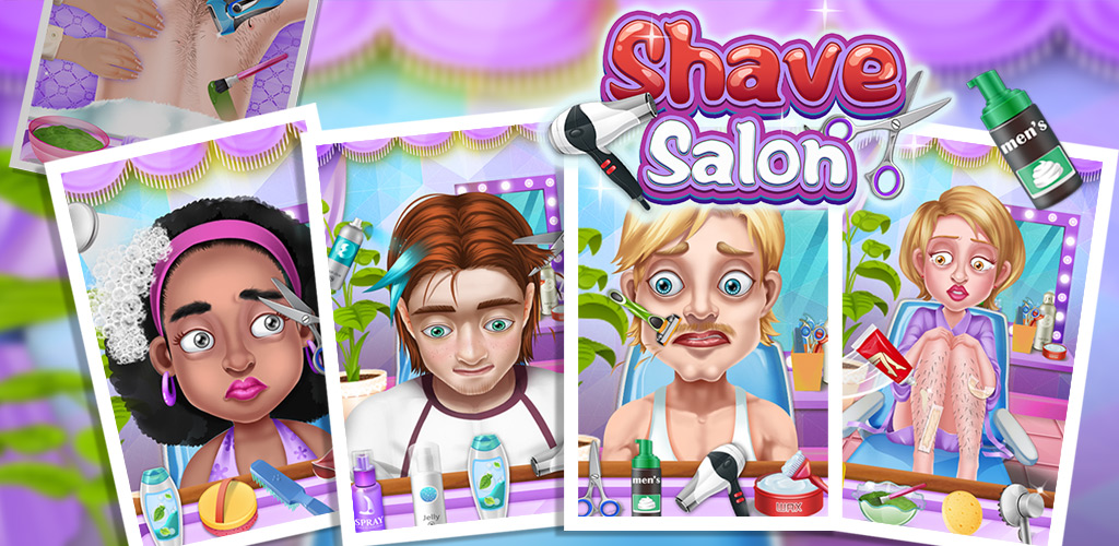 Fun Shave Salon Spa Games - Girls & Boys Hair Salon:Amazon.co.uk ...