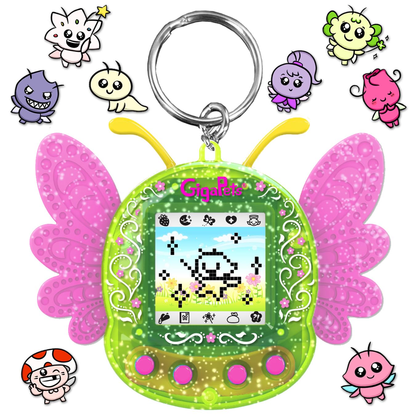 Mua Giga Pets Pixie Virtual Pet Electronic Toy (Green), Upgraded ...
