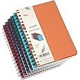 Amazon.com : EOOUT 6pcs Hardcover Spiral Notebook, Spiral Journals, College Ruled, 5.5x8.5 ...