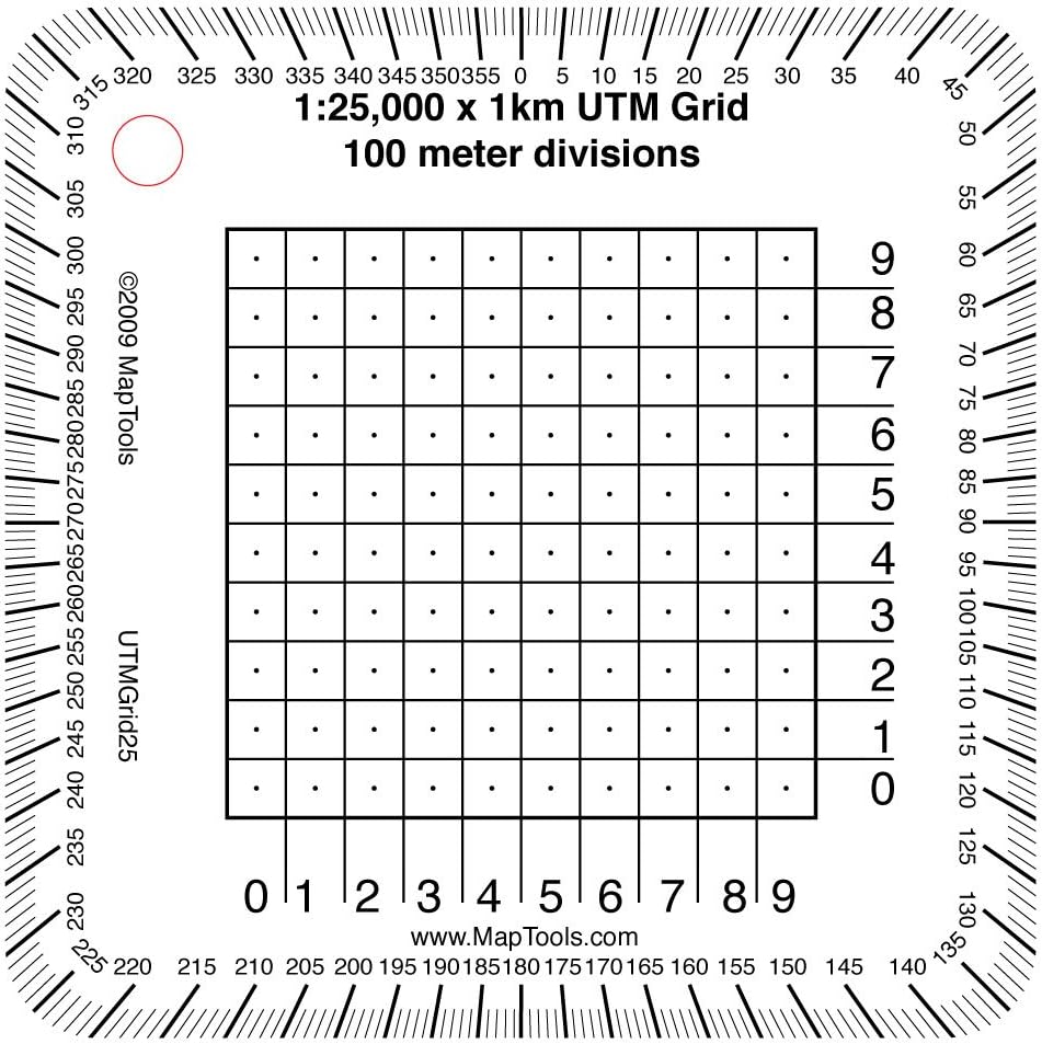 1:25,000 Scale Pocket Size UTM Grid: Amazon.co.uk: Kitchen & Home