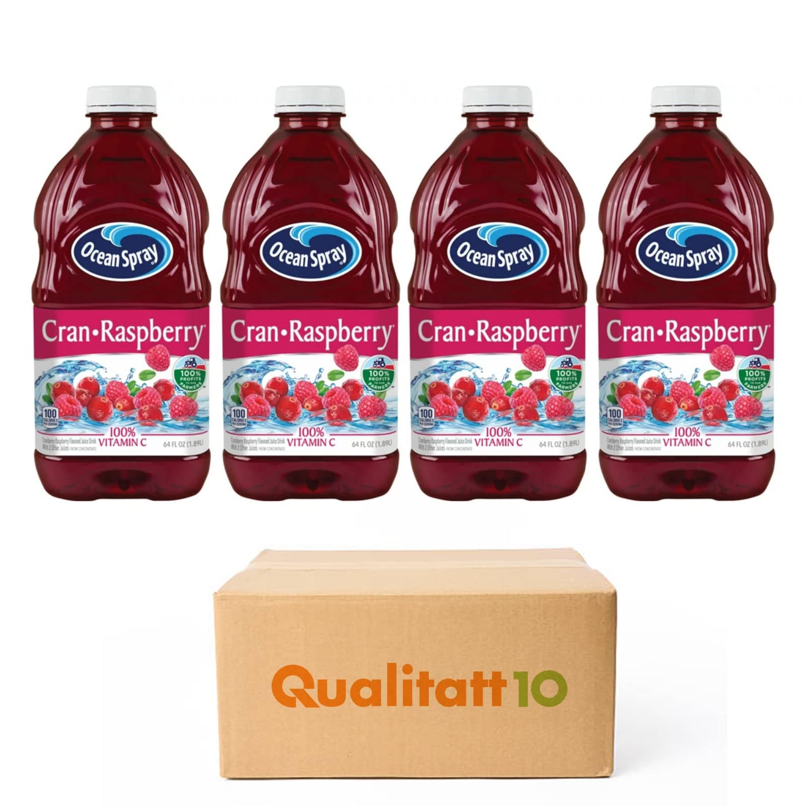 Mua Ocean Spray Cran Raspberry Juice Drink 64 fl oz 4 Pack by Qualitatt ...