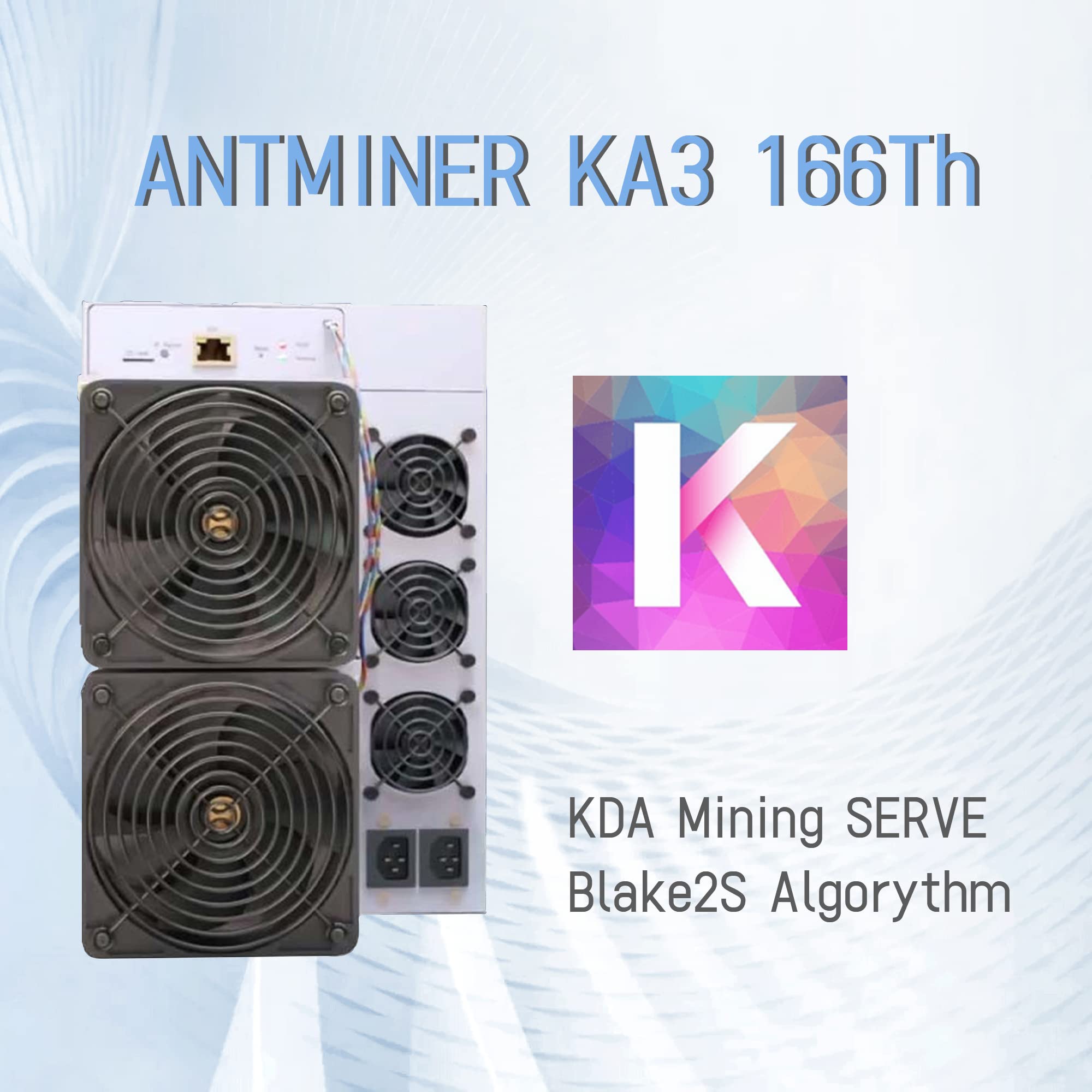Mua Antminer KA3 166Th/s Kadena Miner, KDA 3154W Asic Miner Include PSU trên Amazon Mỹ chính ...