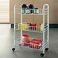 Amazon.com: Metaltex Service Trolley Siena with 3 Stages, 23 x 41 x 63 ...