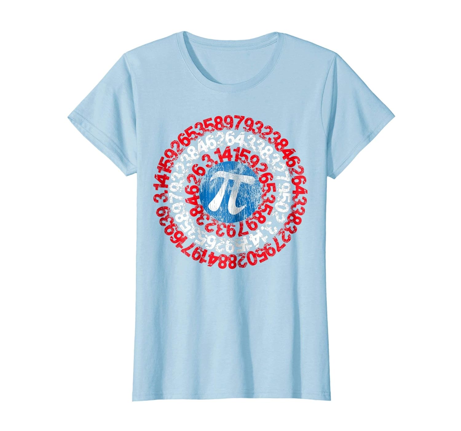 Captain Pi Superhero Shield Shirt for Math Geeks and Nerds