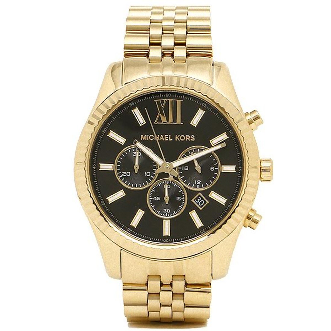 Mua Michael Kors MK8286 Men's Wristwatch, Black Gold, Parallel Import ...