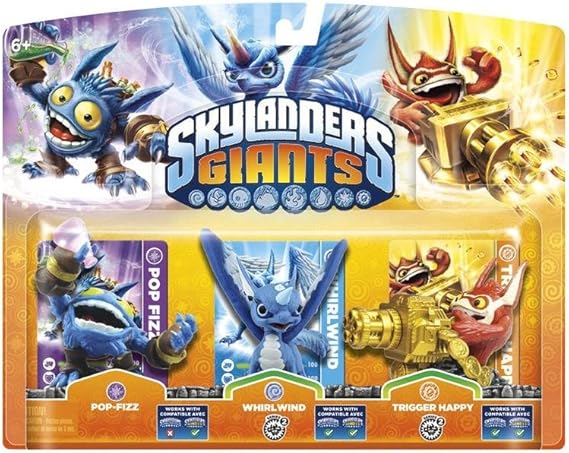Skylanders Giants - Triple Character Pack - Pop Fizz, Trigger Happy ...