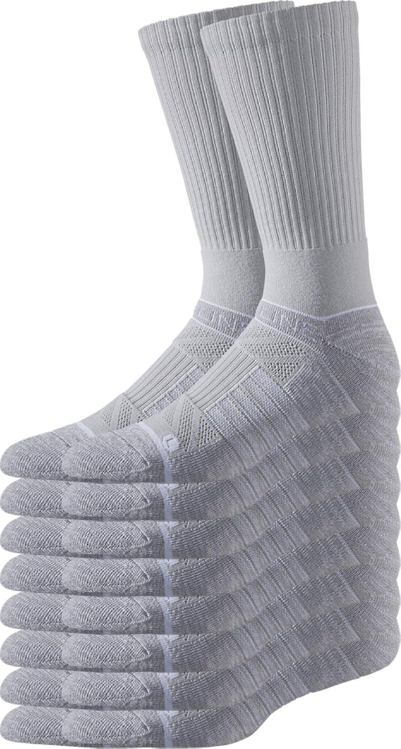 Strideline Premium Athletic Crew Socks (8 Pack): Amazon.co.uk: Clothing