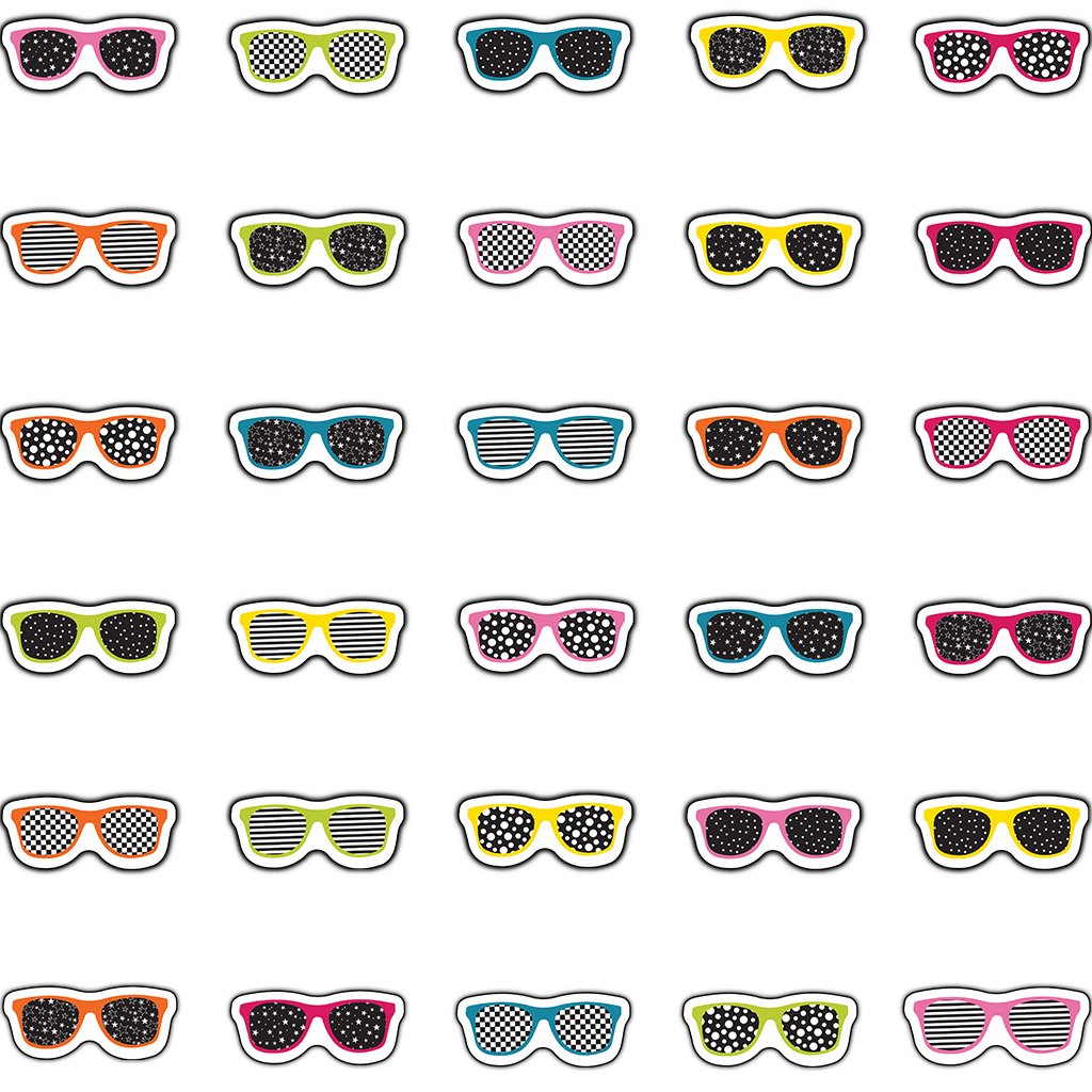 Mua Carson Dellosa 36pc Mini Summer Sunglasses Bulletin Board ...