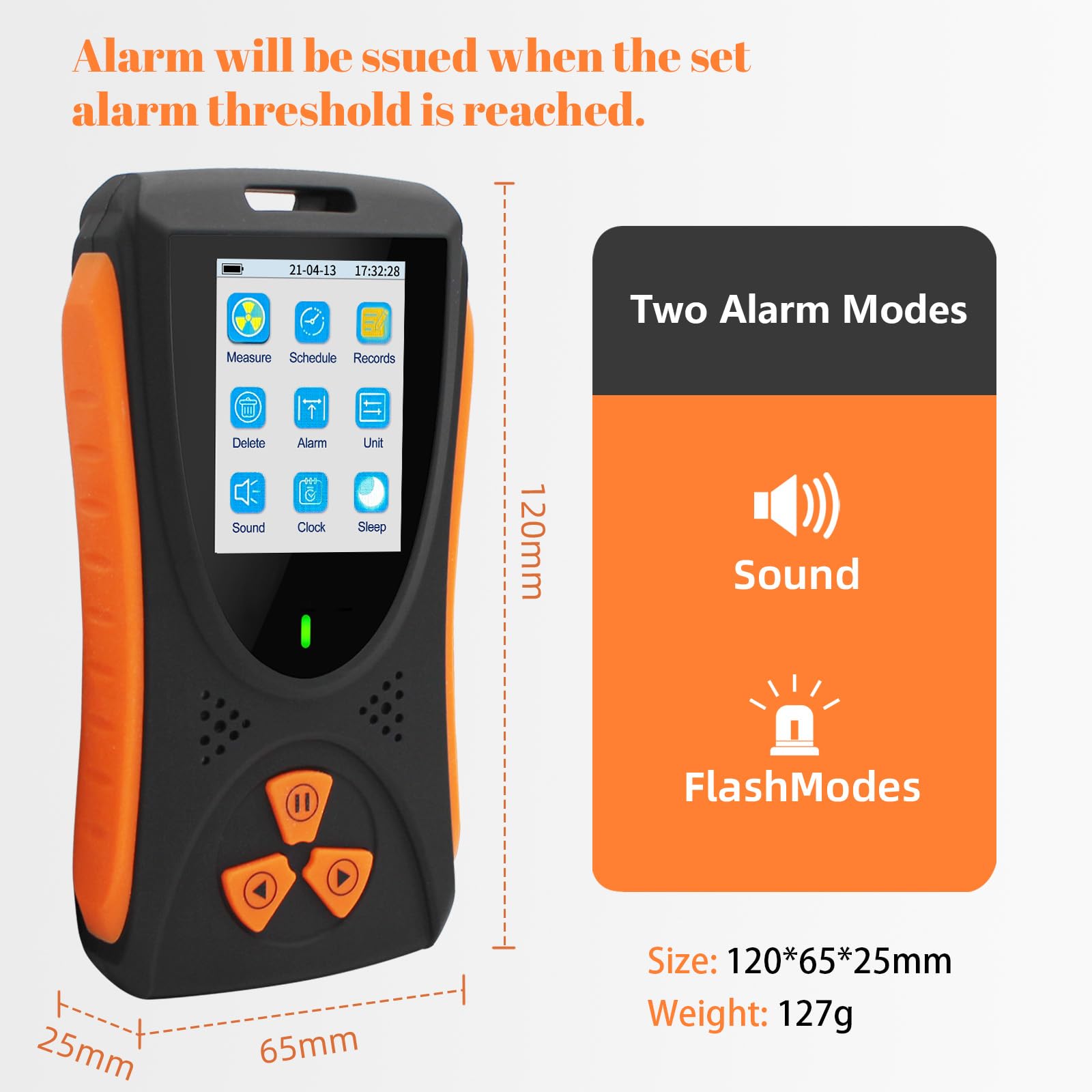 Mua Geiger Counter Nuclear Radiation Detector,AKSTEST Portable Geiger ...