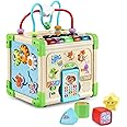 Amazon.com: LeapFrog Touch and Learn Wooden Activity Cube : Toys & Games