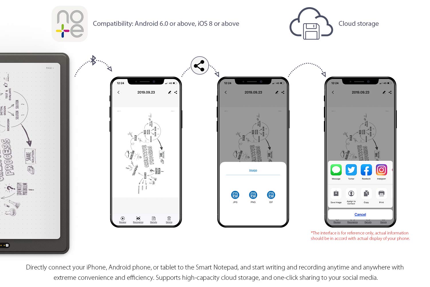 Mua XPPen Paper Tablet Note Plus Note-Taking Tablets, Smart Notepad ...