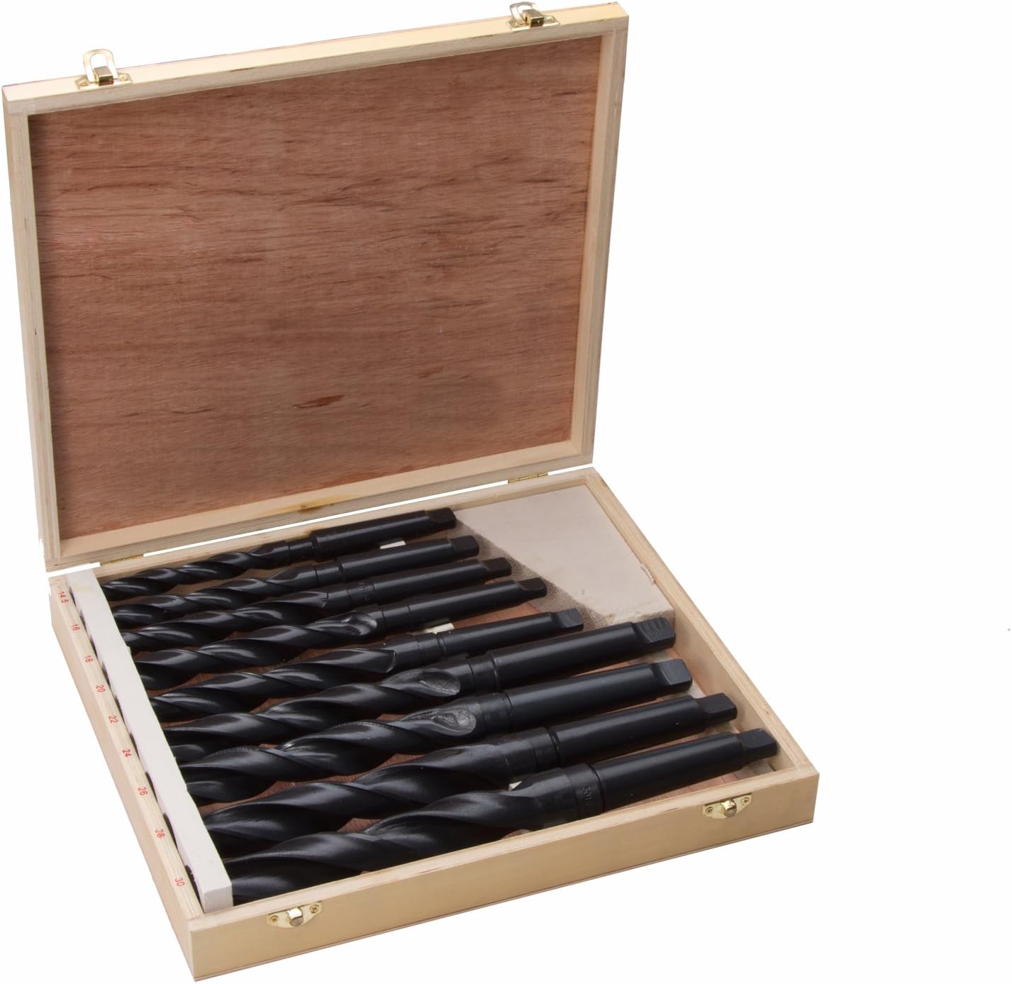 HSS Spiralbohrer Satz Metall Bohrer Set Bohrersatz 14,5-30mm MK2 MK3 ...