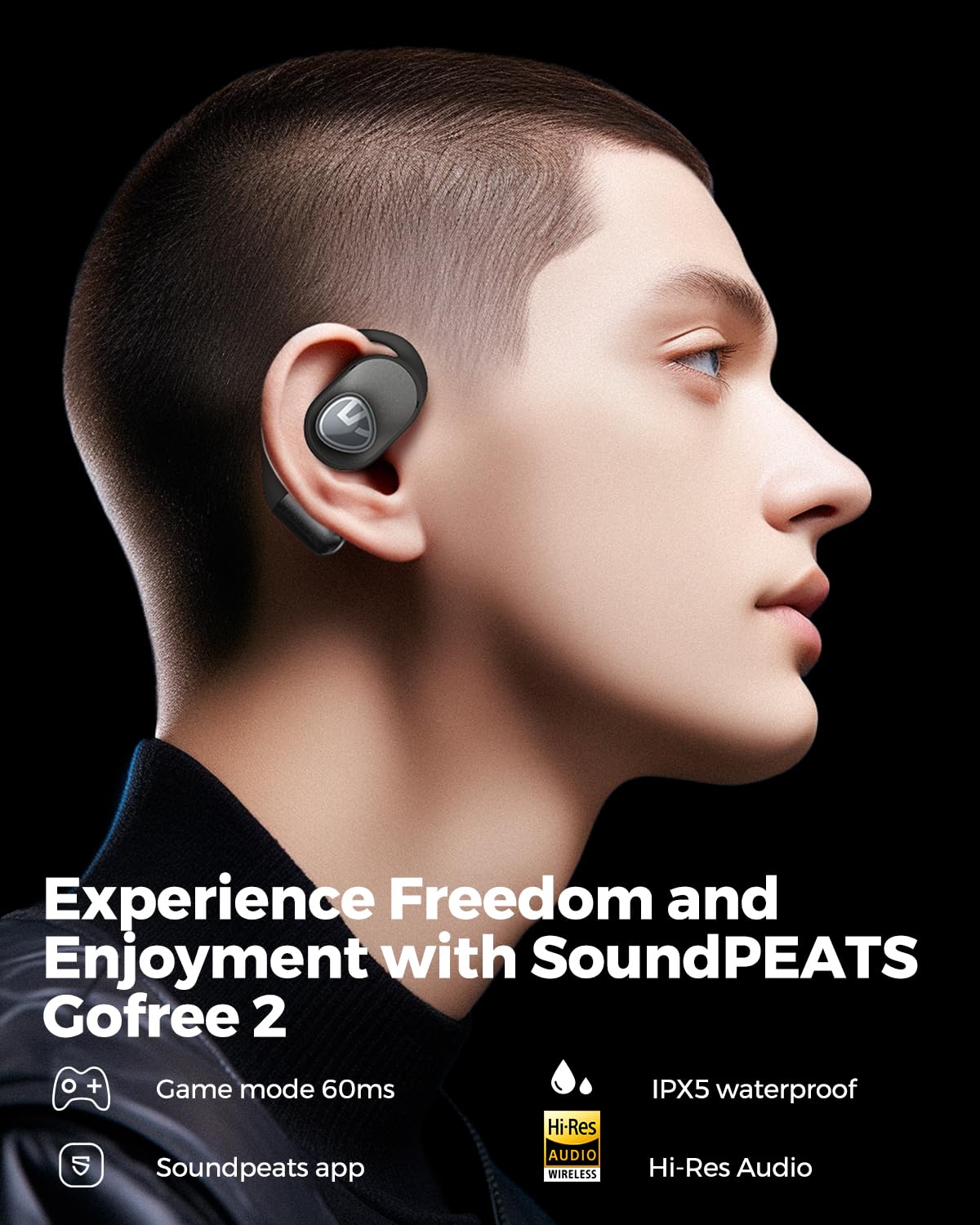 Mua SoundPEATS Open Ear Headphones Over Ear Buds, Upgraded Gofree2 ...