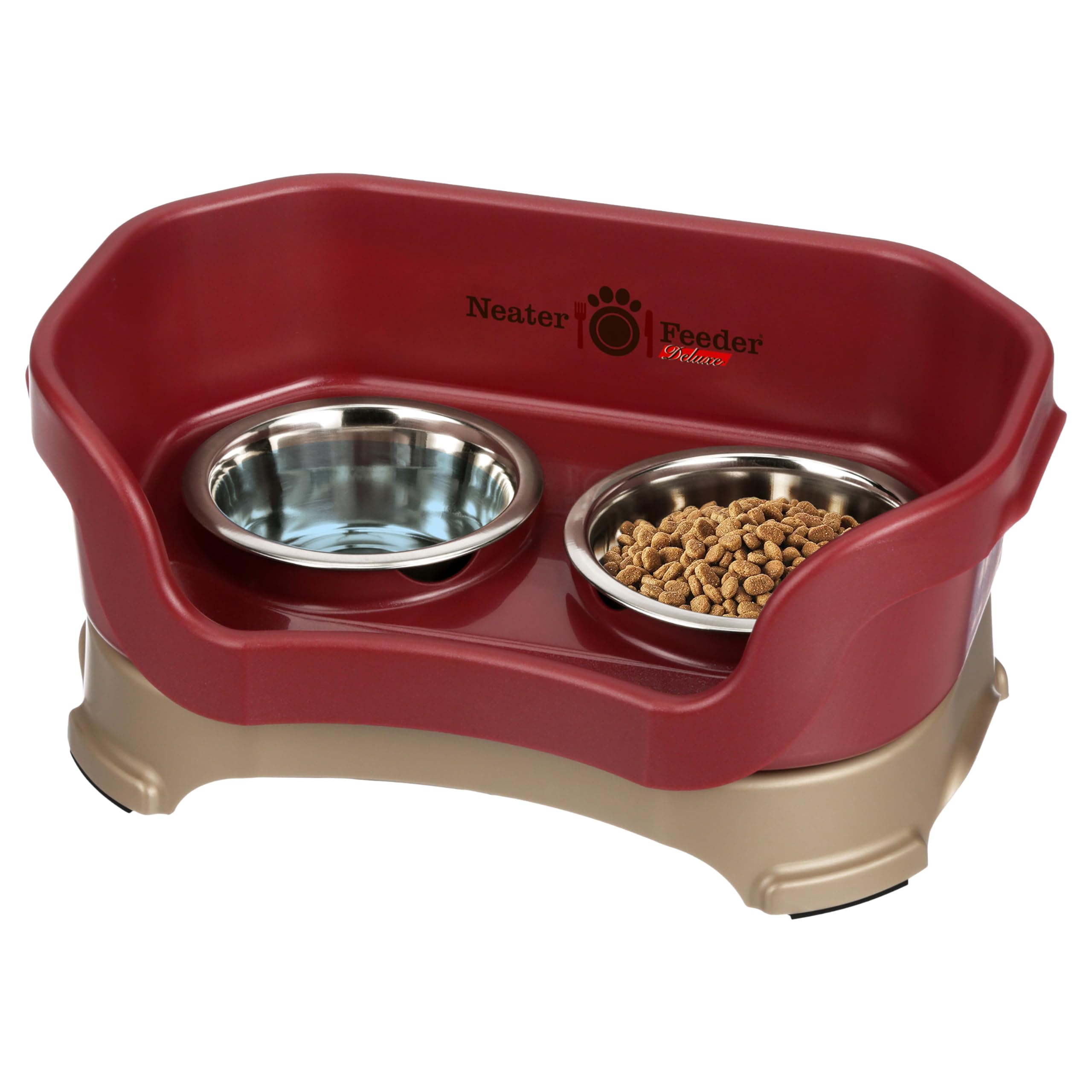 Neater Feeder Deluxe Small Mess Proof Feeder for Small Dogs & Cats, 1-1 ...