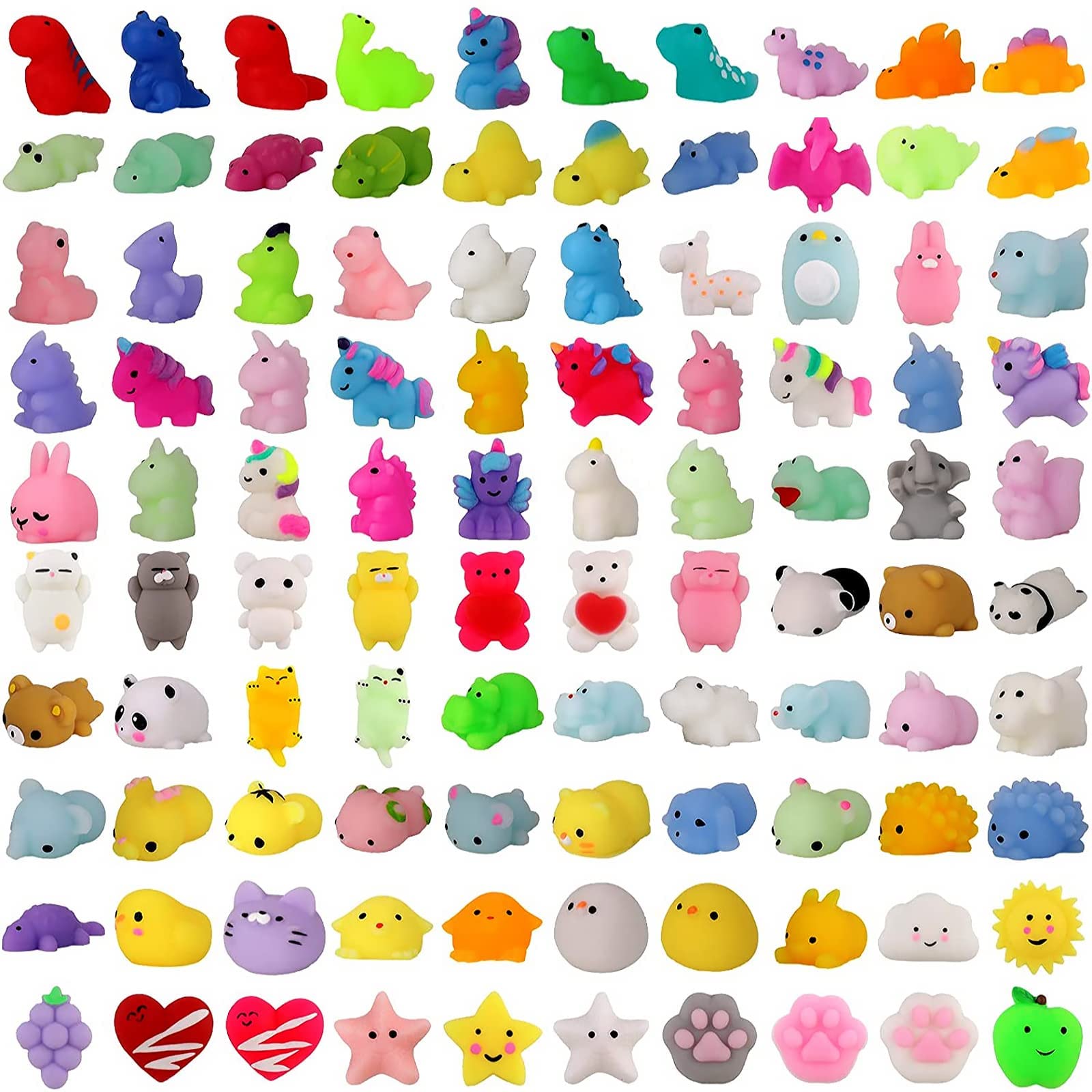 Mua Yscare Squishies 100 Pcs Mochi Squishy Toys,Kids Party Favors ...