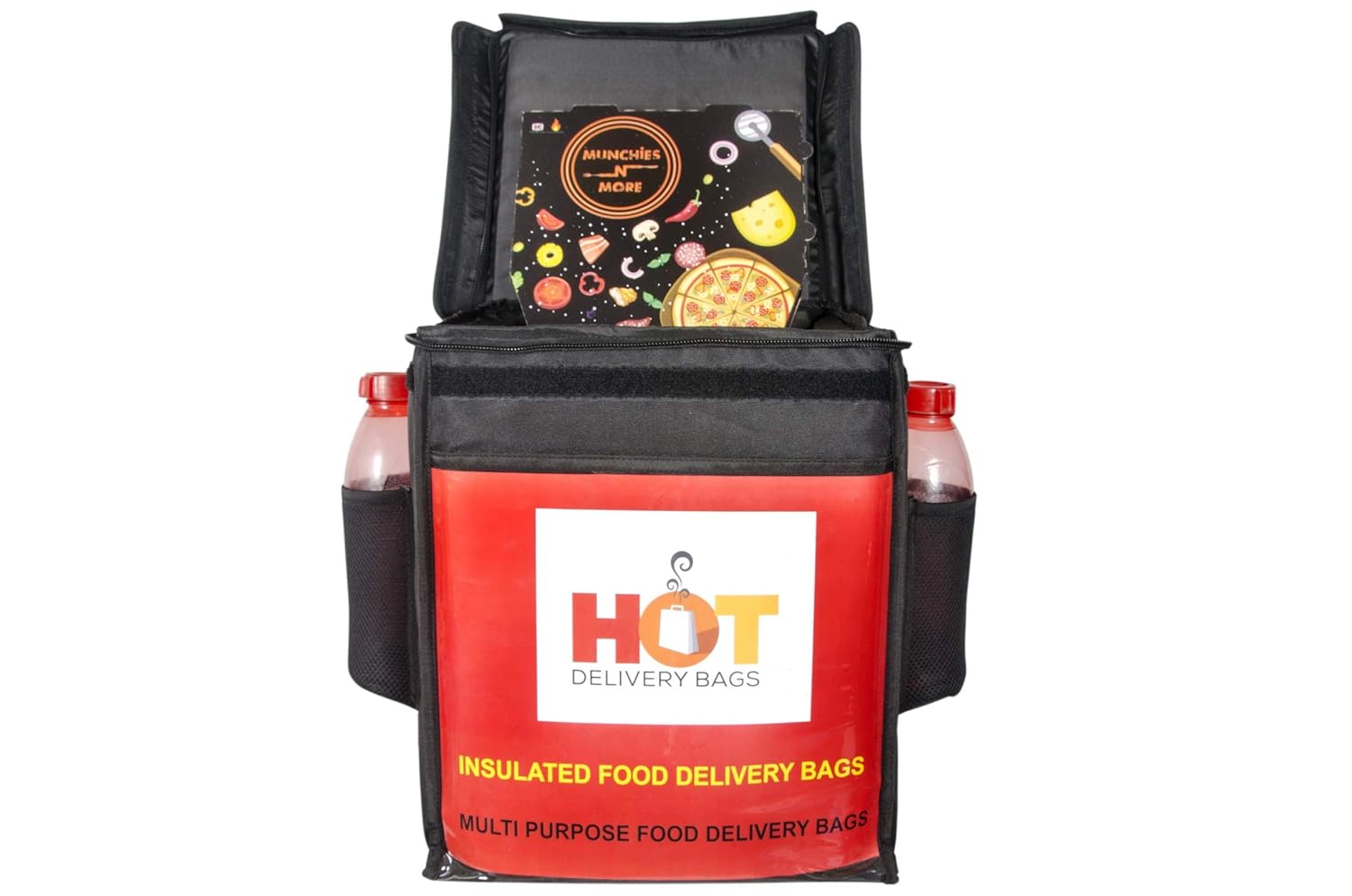 Buy HOT DELIVERY BAG Foldable Multi-Meal Delivery Bag Pack - Black (OS ...