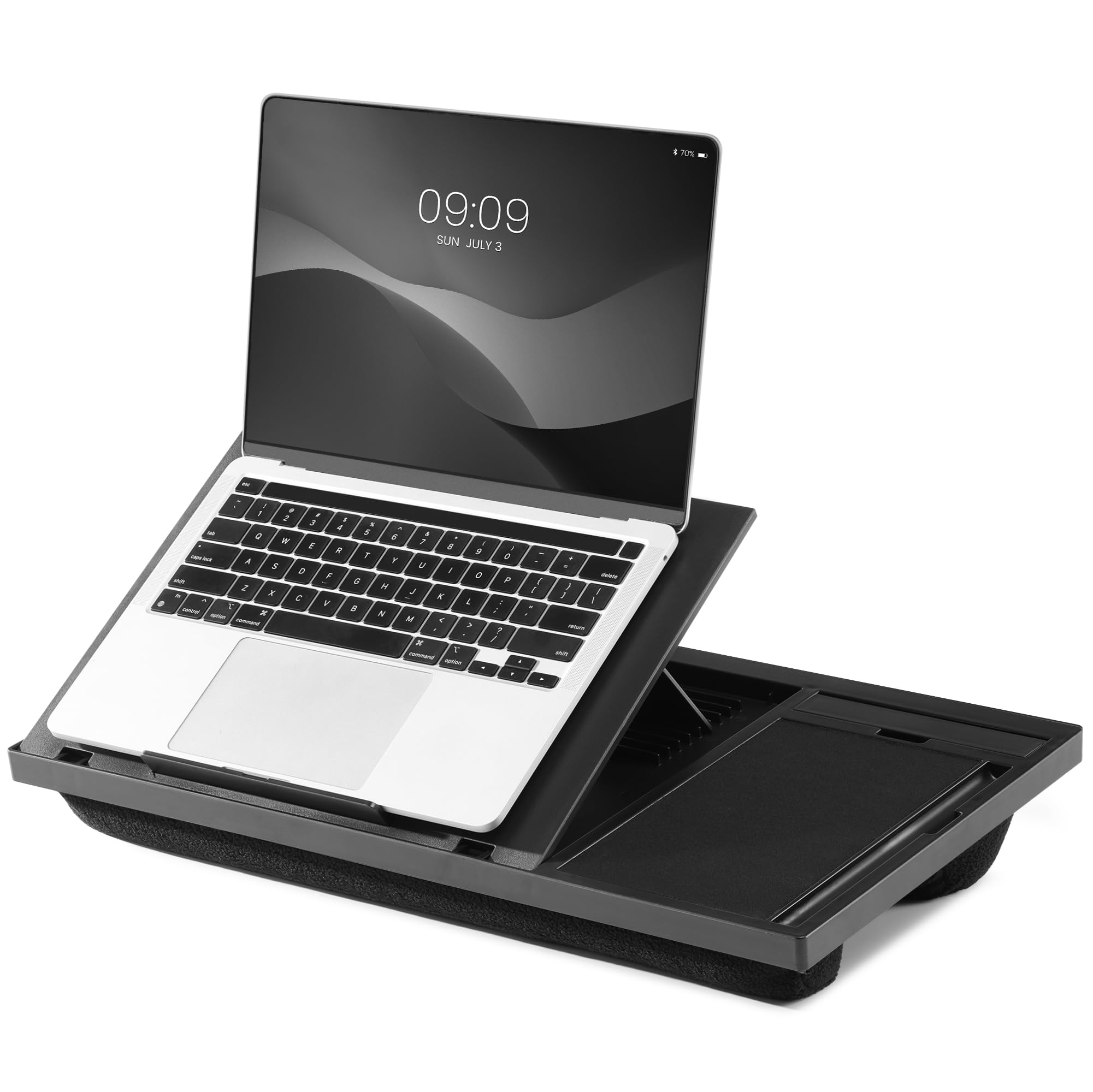 Navaris Adjustable Laptop Desk - Ergonomic Table with 8 Levels, Laptop ...