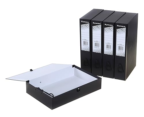 Ryman Selecta Box File A5 - Color: Charcoal: Amazon.co.uk: Office Products