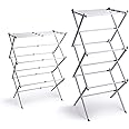 Amazon.com: BINO 3-Tier Collapsible Drying Racks | White | Laundry ...