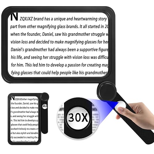 Book Page Magnifying Glass Page Magnifier | Durable Magnifiers For