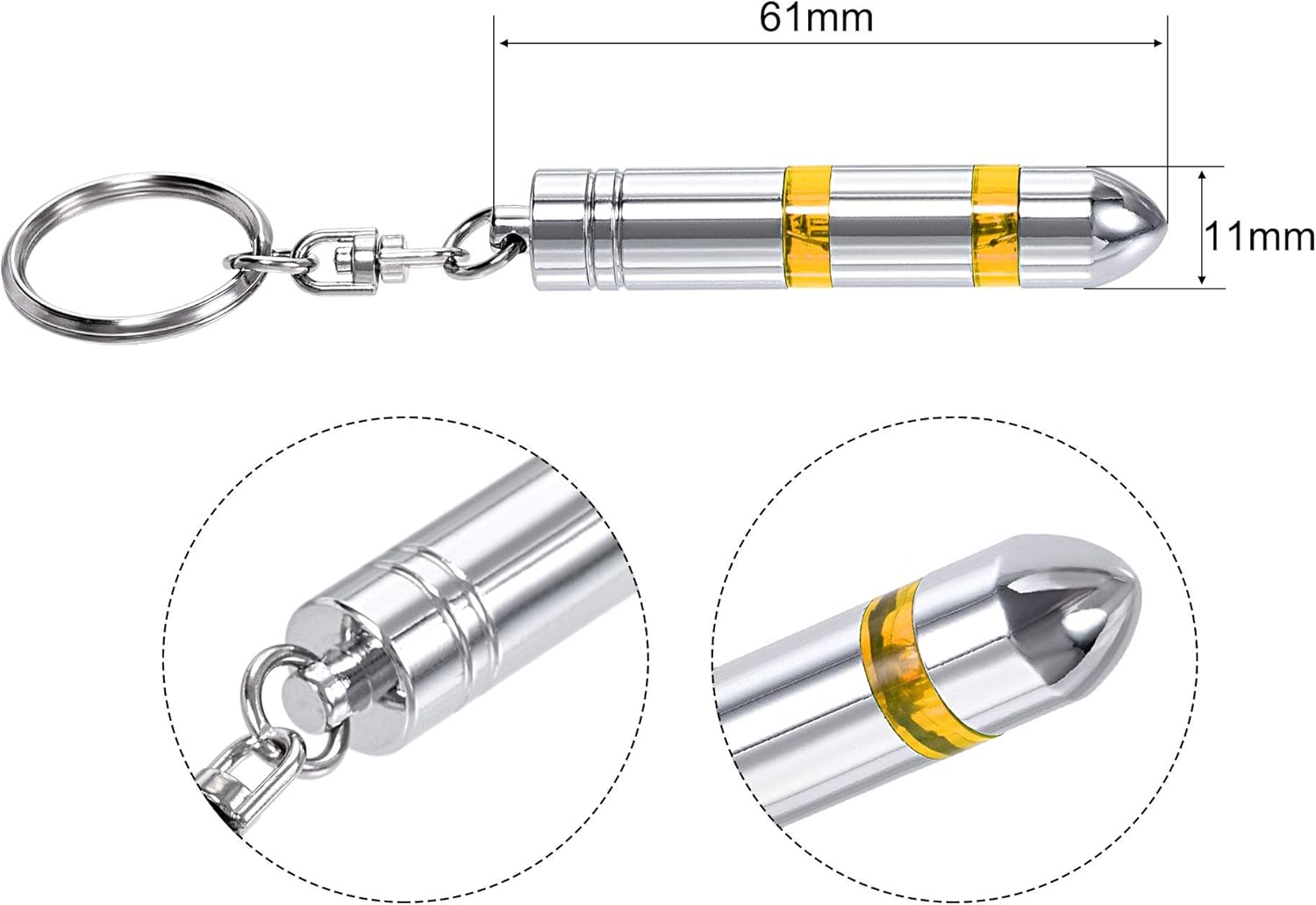 sourcing map Anti-Static Keychain Human Body/Car Static Eliminator ...