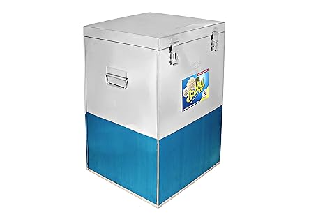 Buy Bobby Stainless Steel Grain Storage Container, 50 Kg, 1-Piece ...