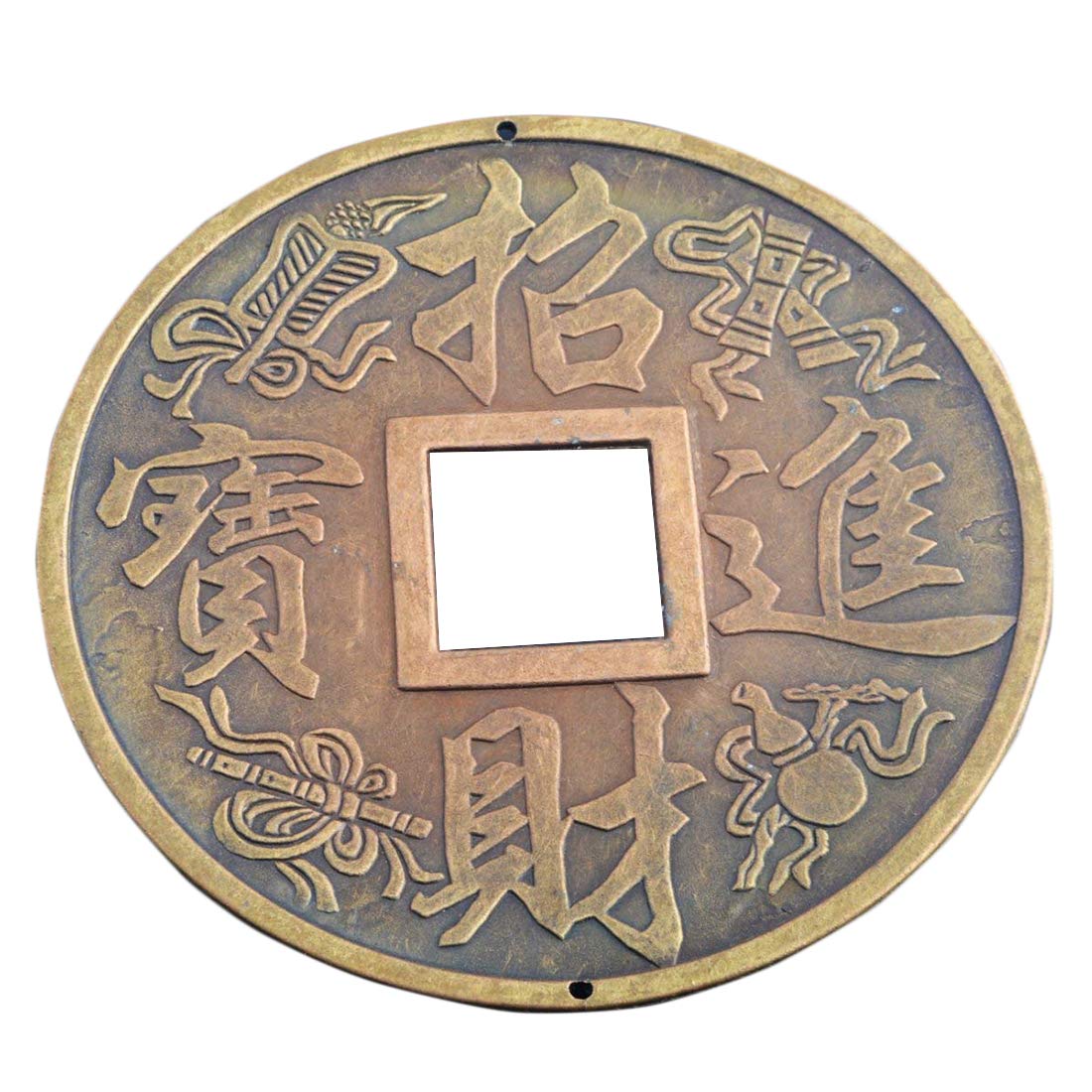 Amazon.com: Large Feng Shui Fortune Coins I-ching Coins Diameter:6 ...