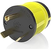 Journeyman-Pro NEMA TT-30R, 30 Amp, 125 Volt, Straight Blade Female RV ...