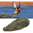 Amazon.com : Realistic Crocodile Statue, Lifelike Alligator Head Decoy ...