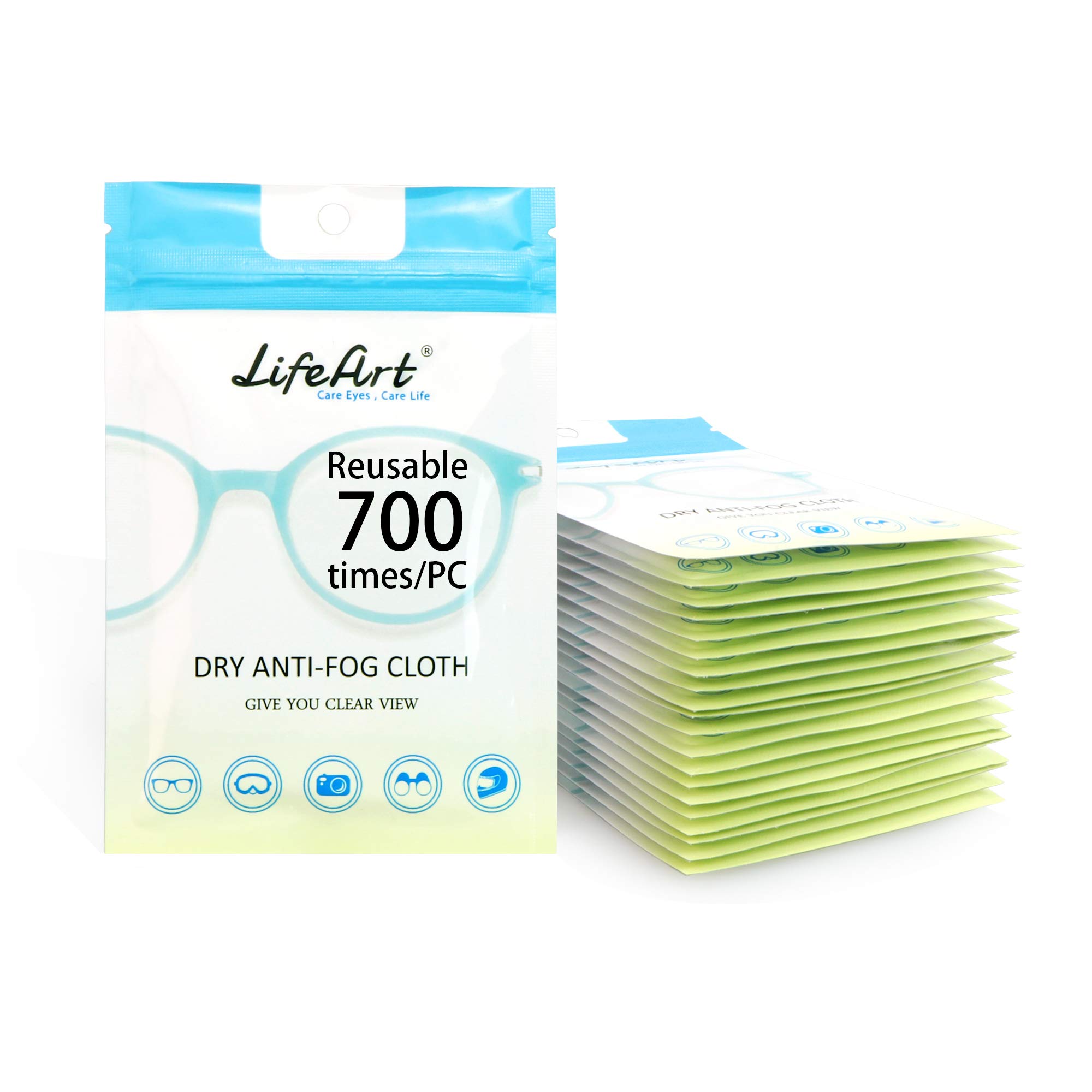 Buy LifeArt Anti Fog Cloth for Eyeglasses, Microfiber Cleaning Cloth ...