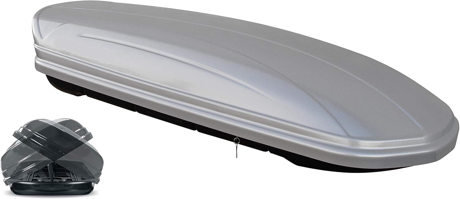 Menabo Mania Duo 580L - 580 Liter Dachbox silber: Amazon.de: Auto