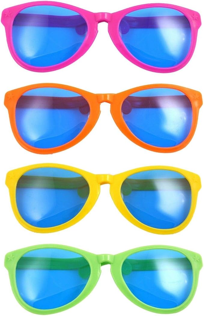 Giant Novelty Joke Sun Glasses Assorted Colours 28 cm Stag Night Party ...