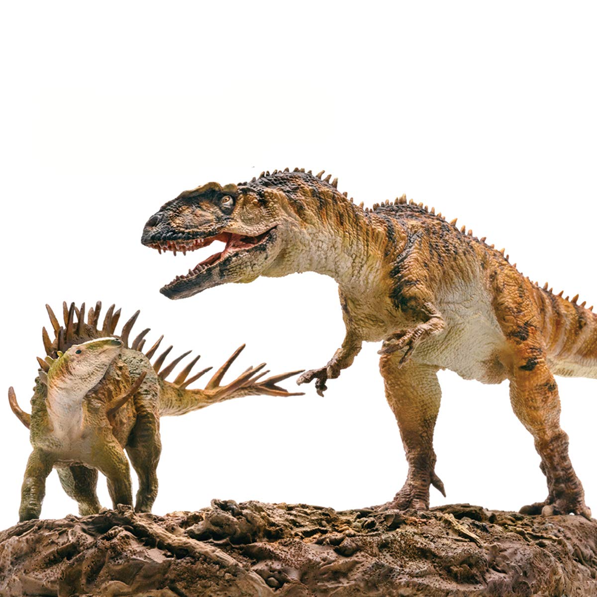 Amazon.com: PNSO 1/35 Yangchuanosaurus Fight Chungkingosaurus Dinosaur ...