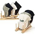 Amazon.com: JINKEY 2PCS Bamboo Hat Rack For Baseball Cap, Upgrade Hat ...