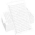 Amazon.com : 321Done Checklist Cards (Set of 50) 3" x 5" - Double Sided ...