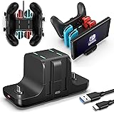Amazon.com: PowerA Joy Con & Pro Controller Charging Dock Nintendo ...